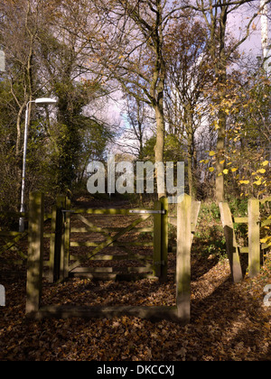 Entrance to Salt line and Wheelock Rail trail, a disused railway track ...
