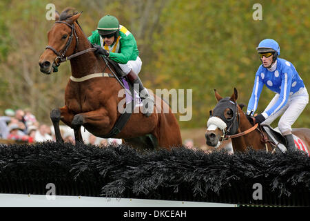 Oct. 22, 2011 - Far Hills, New Jersey, U.S. - Ross Geraghty aboard ...