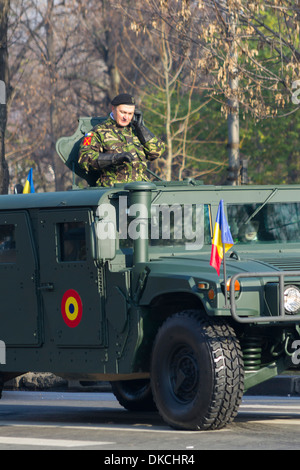 Humvee armored vehicle - December 1st, Parade on Romania's National Day ...