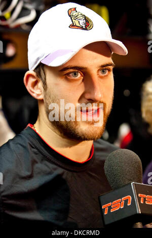 Oct. 7, 2011 - Ottawa, Ontario, Canada - Ottawa 67's right wing Tyler ...