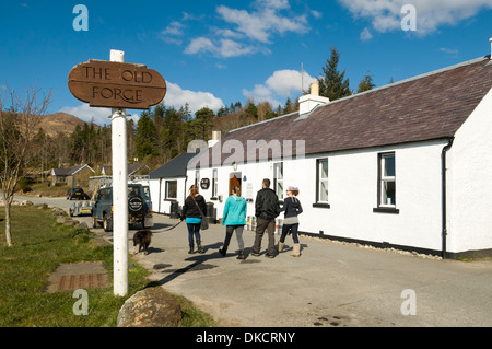 The Old Forge Pub at Inverie on the Knoydart Peninsula on the shore of ...