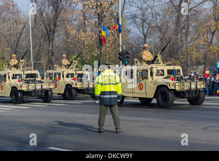 Humvee armored vehicles - December 1st, Parade on Romania's National ...