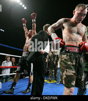 Jan 12, 2007; Minneapolis, MN, USA; MATT VANDA (L) during a late bout ...