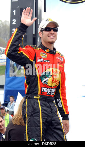 Martin Truex Jr. is introduced before a NASCAR Cup Series auto race ...