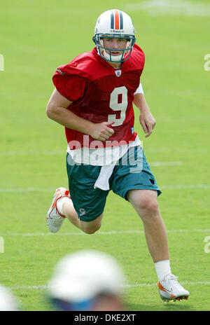 Jul 24, 2007 - Davie, FL, USA - Rookie quarterback JOHN BECK during ...