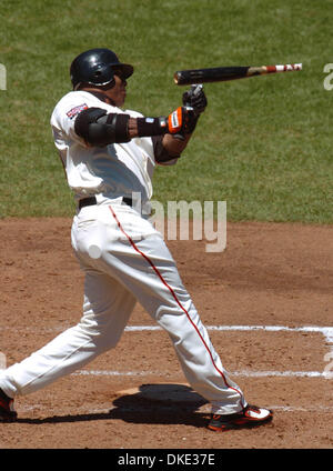 Barry Bonds at bat, San Francisco, California Stock Photo - Alamy