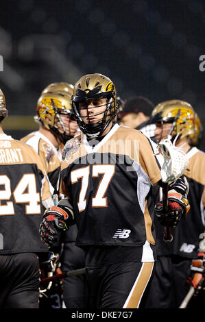 July 27, 2007: MLL - Rochester Rattlers midfielder Pat Dutton (#7) and ...