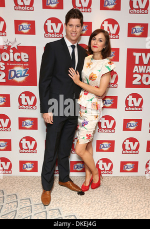 Katherine Kelly and boyfriend Oliver Williams The TVChoice Awards 2012 ...