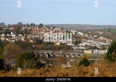 Hengoed Viaduct, Hengoed, Rhymney Valley, Gwent, South Wales Stock ...