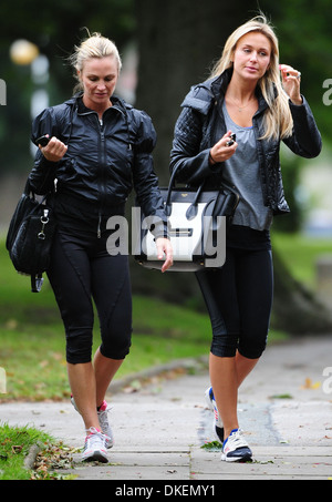 Alex Gerrard aka Alex Curran out and about in Liverpool wearing her gym ...