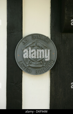 An English Listed Building plaque on listed building produced by The ...