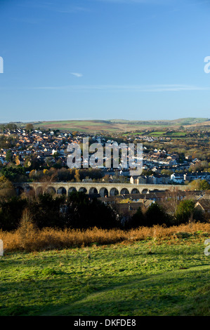 Hengoed Viaduct, Hengoed, Rhymney Valley, Gwent, South Wales Stock ...