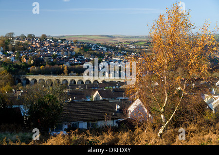 Hengoed Viaduct, Hengoed, Rhymney Valley, Gwent, South Wales Stock ...