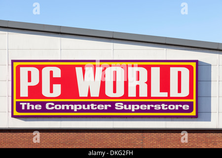 PC World retail store at Castle Marina retail park, Nottingham England ...