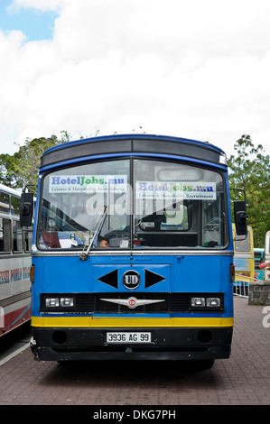 Typical colourful bus of Mauritius Stock Photo - Alamy