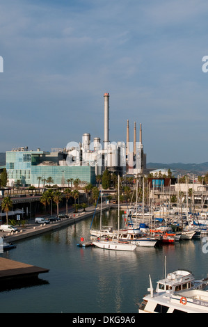Harbour of Forum -Port del Forum-, Barcelona, Spain Stock Photo - Alamy