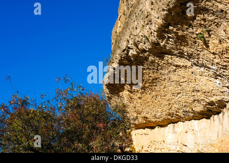 Rock formation in Patones, Madrid, Spain Stock Photo - Alamy