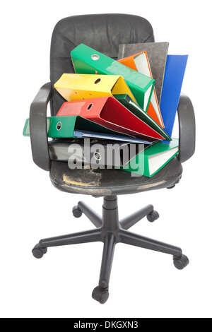 Damaged office chair Stock Photo - Alamy