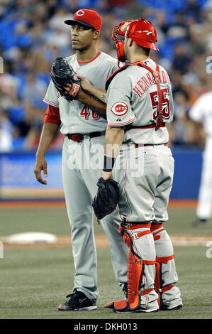 Cincinnati Reds starting pitcher Adrian Herrera (63) delivers a pitch ...