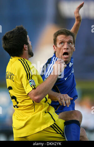 6 June 2009: Columbus Crew defender, Gino Padula #4 and Kansas City ...
