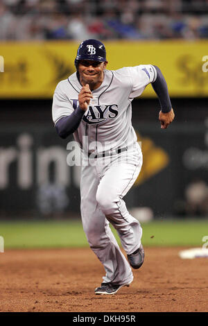 The Tampa Bay Rays' Carlos Pena celebrates a 3-1 victory over the ...