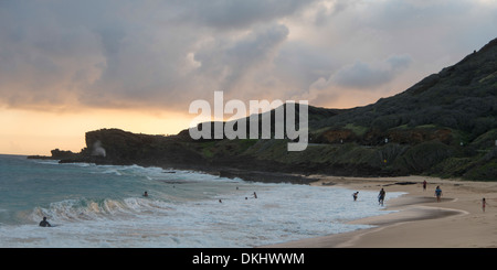 Sandy Beach, Hawaii Kai, Honolulu, Oahu, Hawaii Stock Photo - Alamy