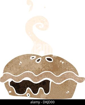 Cute cartoon meat pie drawing. Simple hand drawn pie slice with ground ...