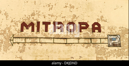 Mitropa, Bahnhof, Pasewalk, Mecklenburg-Vorpommern, Deutschland Stock ...