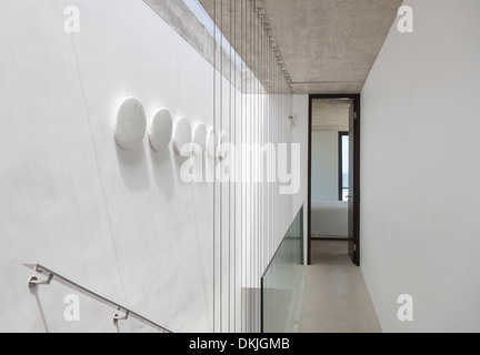 Modern house interior, corridor Stock Photo - Alamy