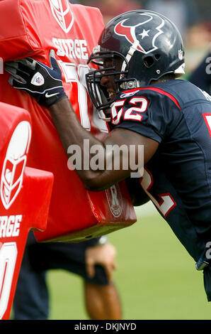 Houston Texans linebacker Xavier Adibi, left, celebrates linebacker ...