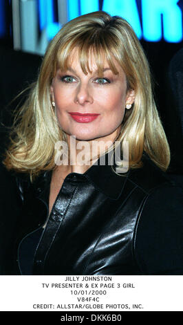 JILLY JOHNSTON.TV PRESENTER & EX PAGE 3 GIRL.10/01/2000.V84F6C Stock ...