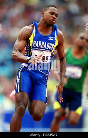 OBADELE THOMPSON.200 METRES, SYDNEY OLYMPICS.Y, AUSTRALIA.OLYMPIC ...