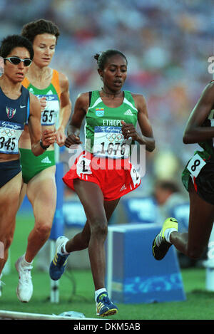 GETE WAMI 10000 METRES SYDNEY OLYMPICS OLYMPIC STADIUM SYDNEY SYDNEY ...