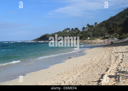Arroyo Bermejo beach at Breezes resort, Playa Jibacoa, Mayabeque Stock ...