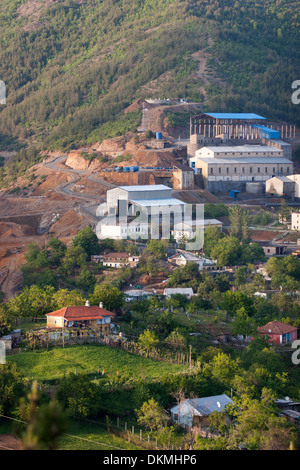 Copper Enrichment Plant in Fushe Arrez, Albania Stock Photo - Alamy