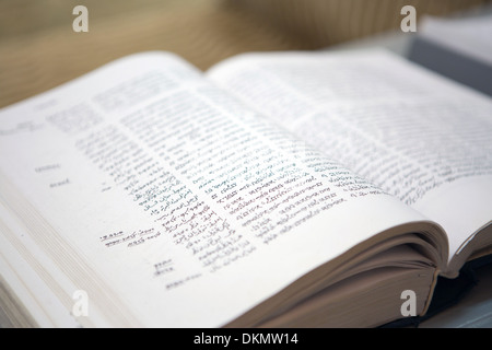 Samaritans Pentateuch book in the Arabic and ancient Hebrew languages ...