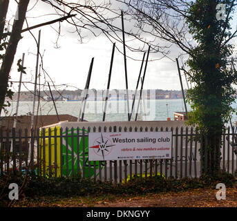 weston shore southampton water hampshire england Stock Photo - Alamy