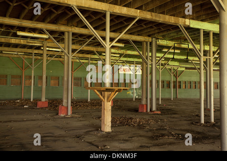 The stands of an abandoned horse track at old fairgrounds in Great ...