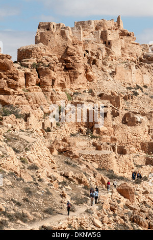 Libya, Jebel Nefusa. Abandoned Berber Village of Forcetta Stock Photo ...