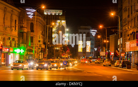 Bucharest Christmas Lights Stock Photo - Alamy