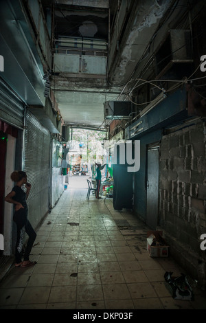 Tel Aviv, Israel. Immigrant children in a slum in a very poor area near ...