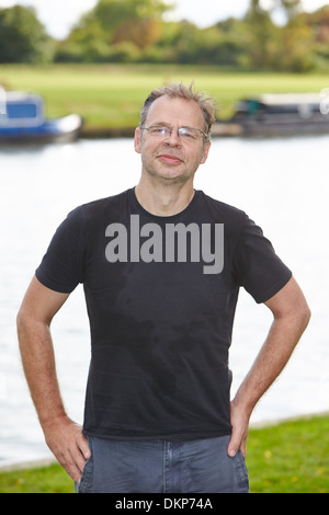 Dr Jeremy Biggs, director of the Freshwater Habitats Trust, pictured ...