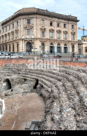 Amphitheater Roman, Catania, Sicily, Italy, Europe Stock Photo - Alamy