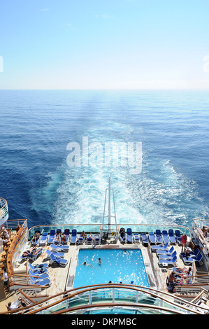 A general view of the stern (back) of the P&O cruise ship Ventura Stock ...