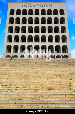 Rome, EUR the Square Colosseum (Colosseo quadrato). Architects ...