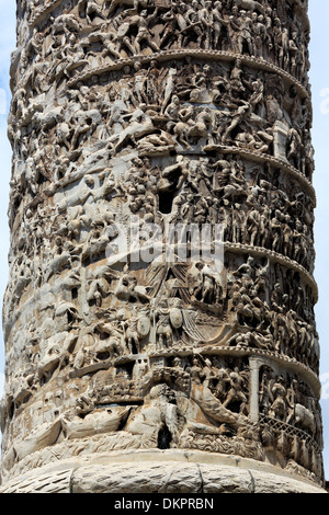Column of Marcus Aurelius at Piazza Colonna in Rome Stock Photo - Alamy