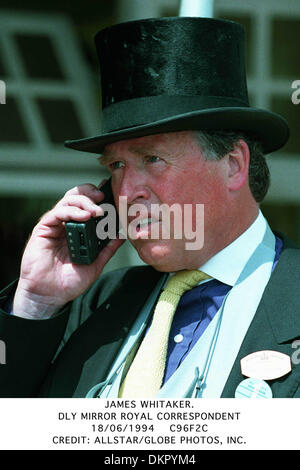 James Whitaker Royal correspondent with The Mirror, London, England ...