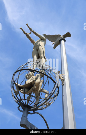 Statue at Meersburg / Lake Constance (Bodensee), Germany Stock Photo ...