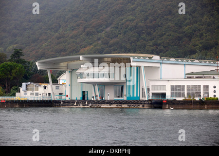 The Riva yacht factory on Lake Iseo, Sarnico, Italy Stock Photo - Alamy