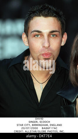 July 20, 2000 - STAR CITY, BIRMINGHAM, ENGLAND - DAVID.SINGER, SCOOCH ...